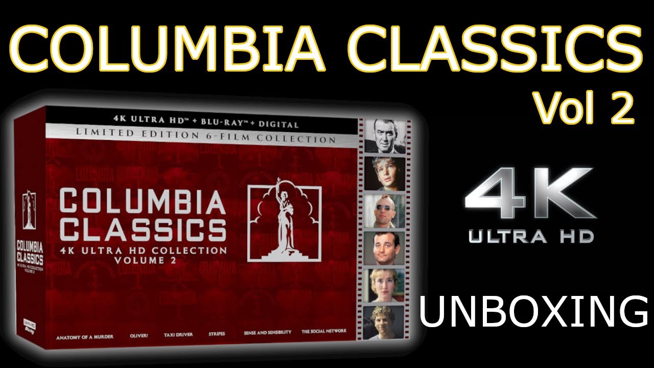 Columbia Classics Vol 2 4K UHD UNBOXING!! - YouTube