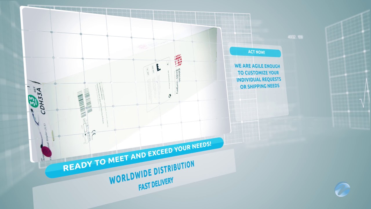 Ethicon CDH33A Curved Intraluminal Stapler ILS 33 - YouTube