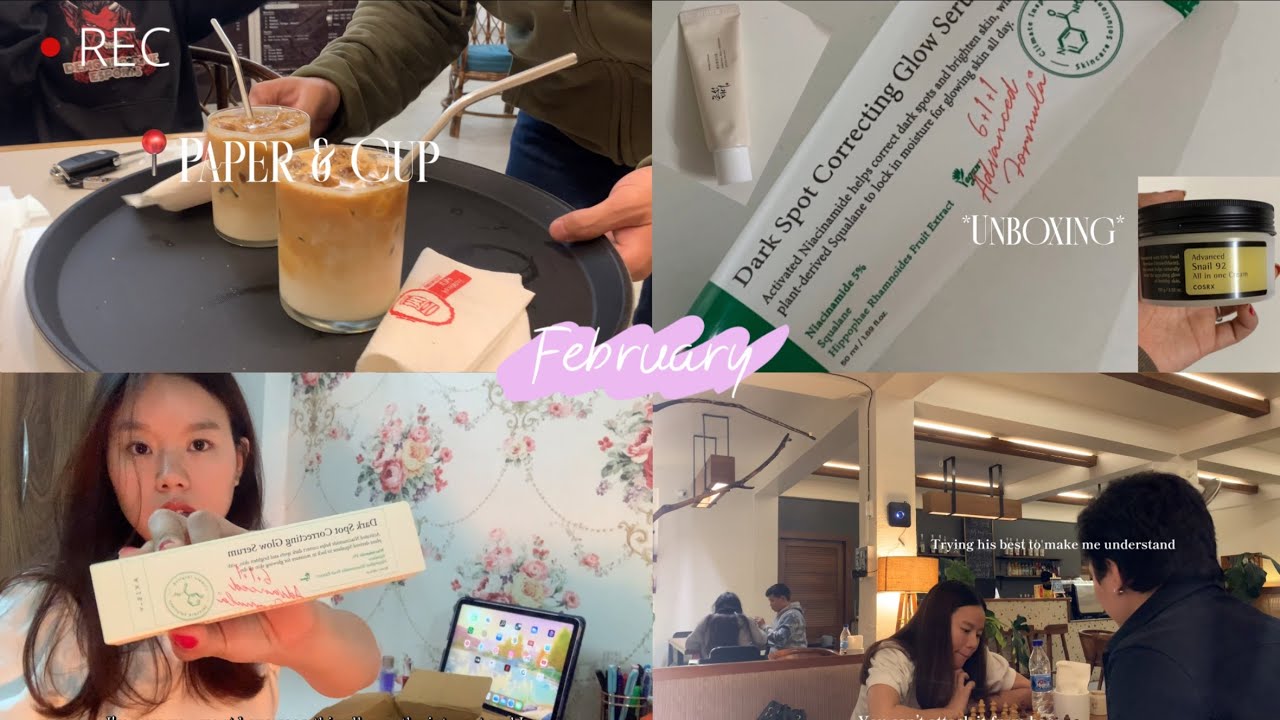 Hello February ≽ •⩊• ≼ Back To My Comfort Place🏡 Skincare Unboxing 📦🧴