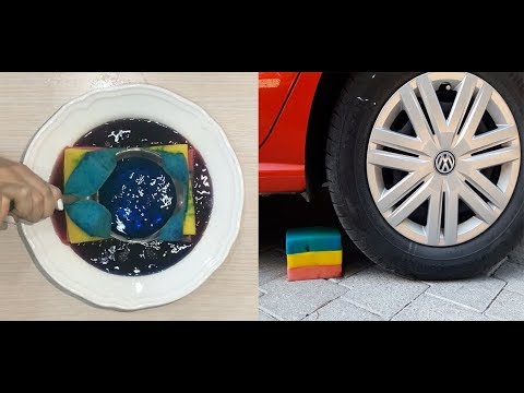 Rahatlatan Sünger Ezme ve Sıkma Videosu ( Crushing Foam )