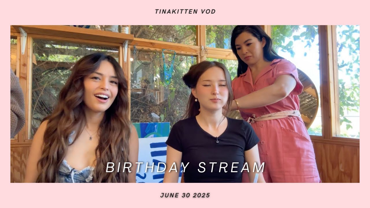 [06/30/25] BIRTHDAY NECKLACE STREAM ^.^ - TinaKitten VOD - YouTube