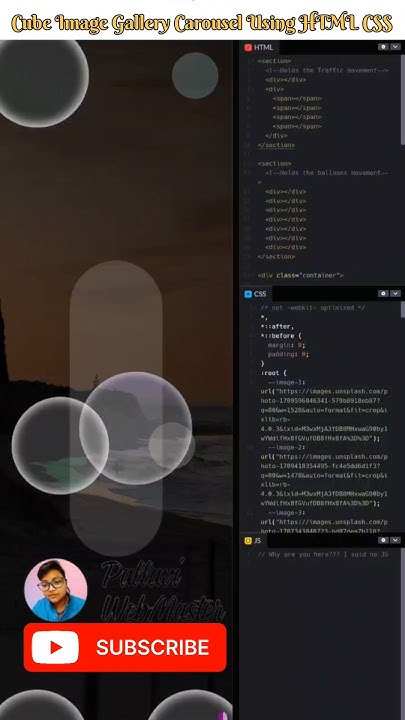 Cube Image Gallery Carousel Using Html Css Coding Carousell Html Csseffect Ytshorts