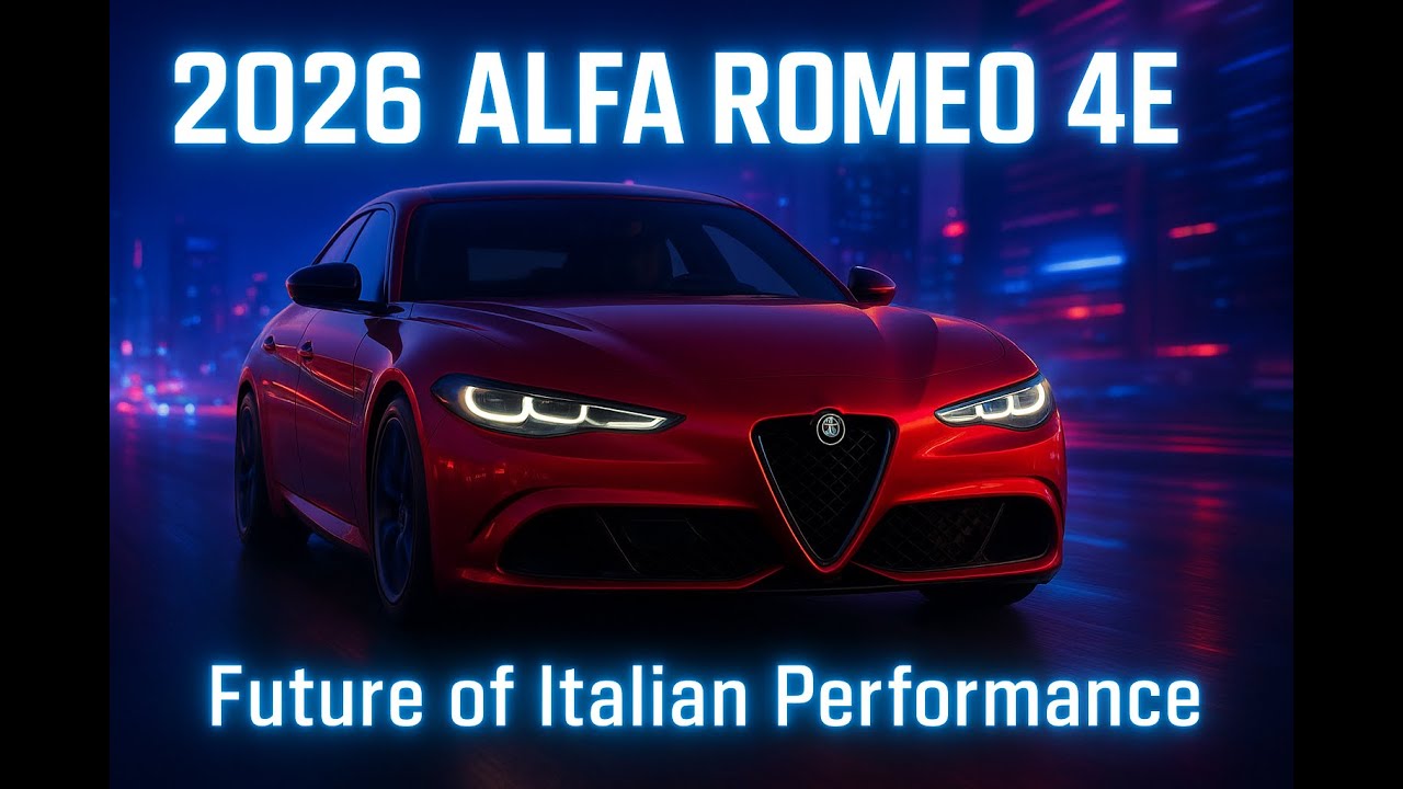 2026 Alfa Romeo 4E – The Future of Italian Electric Performance - YouTube