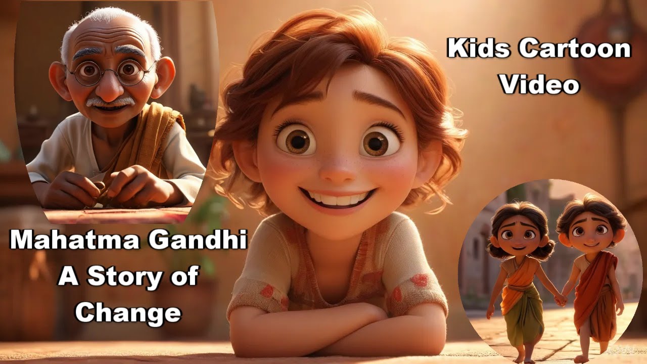 Gandhiji - A Story of Change - Kids Cartoon Video - Baby Cartoon Video ...