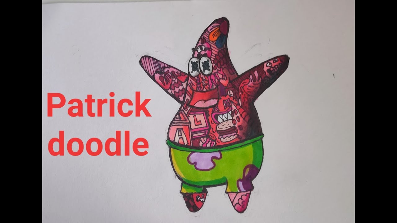 Drawing a Patrick doodle | Manan C - YouTube