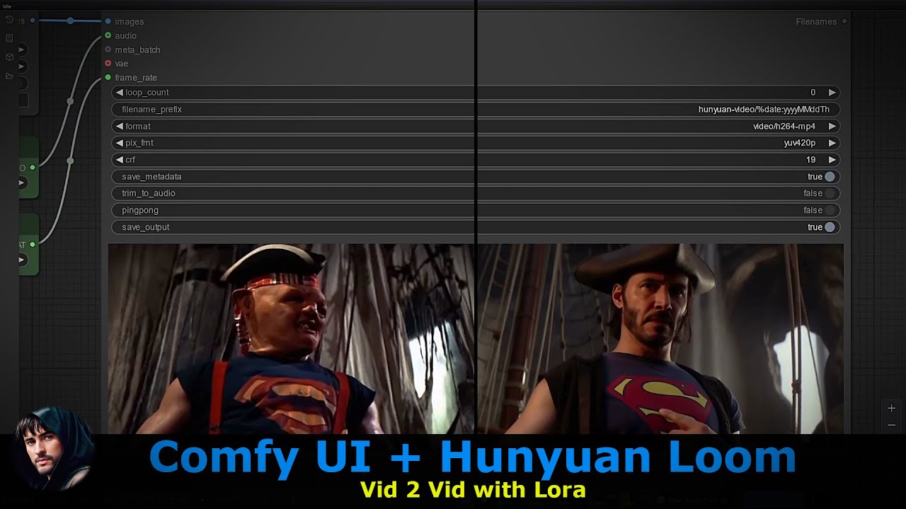 Comfy UI + Hunyuan Loom - YouTube