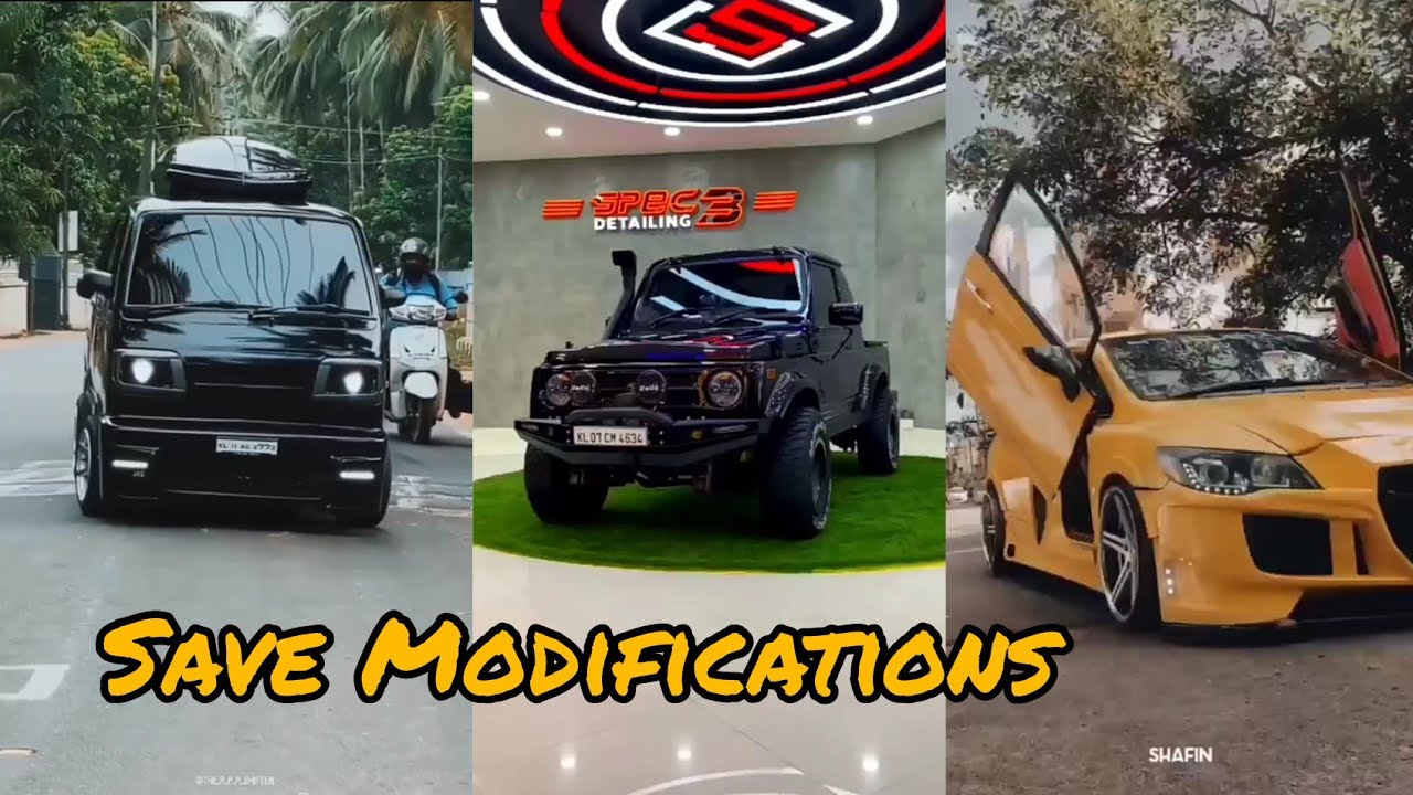Modified Cars In Kerala | Save modification | Civic | Gpsy | Omini ...