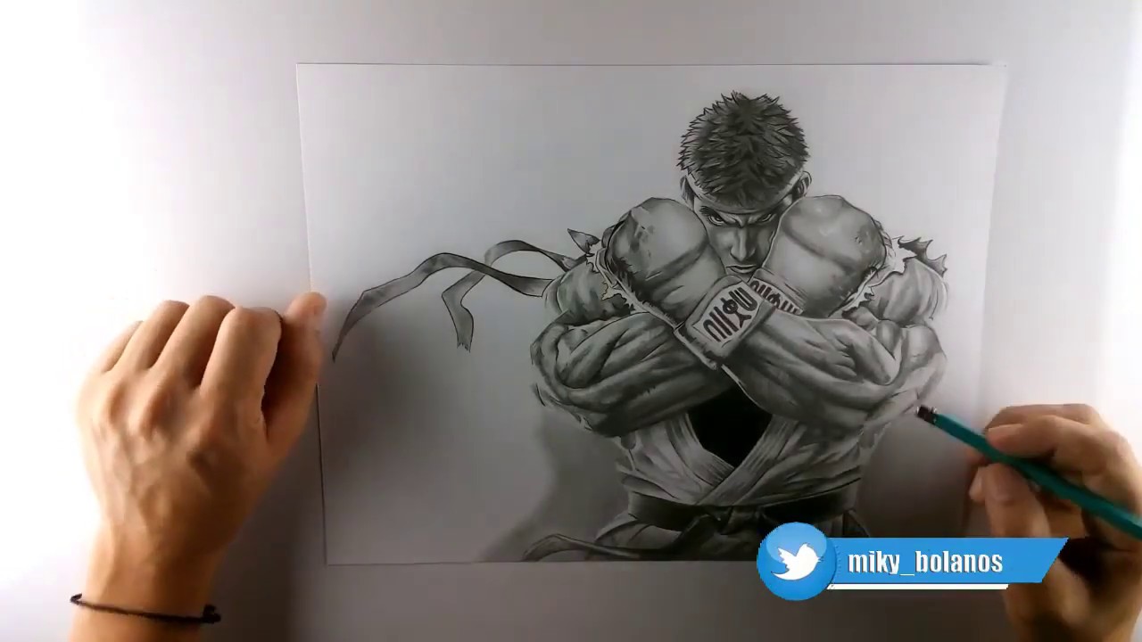 Cómo Dibujar a Ryu Street Fighter 5How to Draw Ryu Street Fighter 5 ...