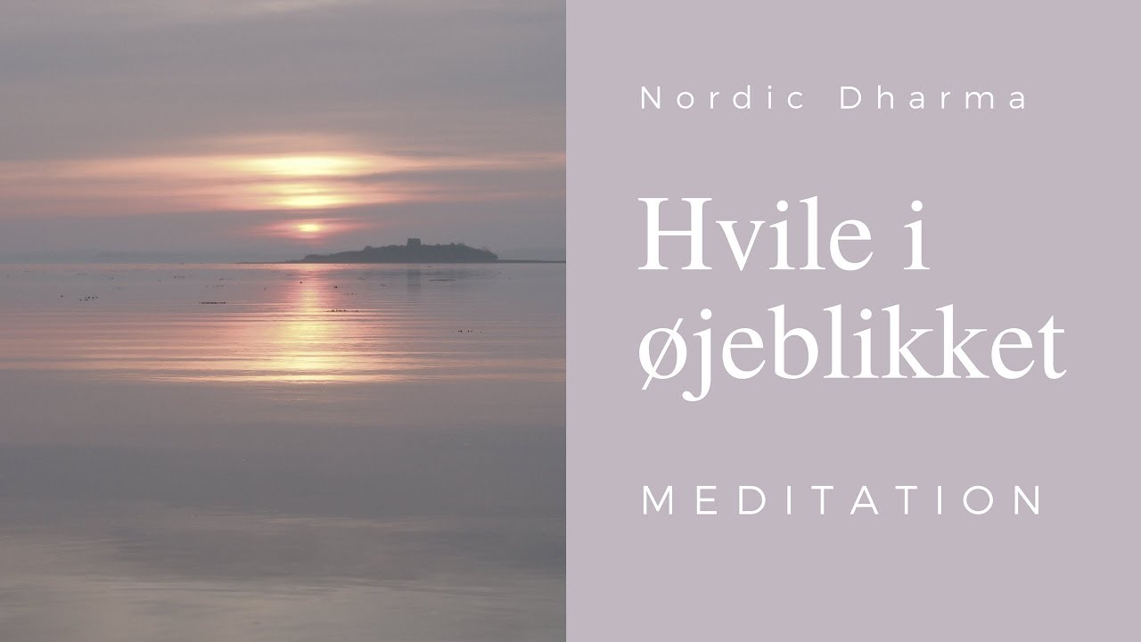 Guidet kort meditation: Hvile i øjeblikket 9 min - YouTube