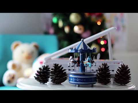 Dönen Atlı Karınca Müzik Kutusu ile Bebekler ve Çocuklar İçin Uyku Müziği