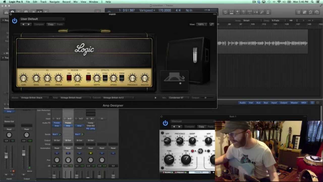 DI Guitar Tone: Amp Simulators + Effectrode Tube Drive - YouTube