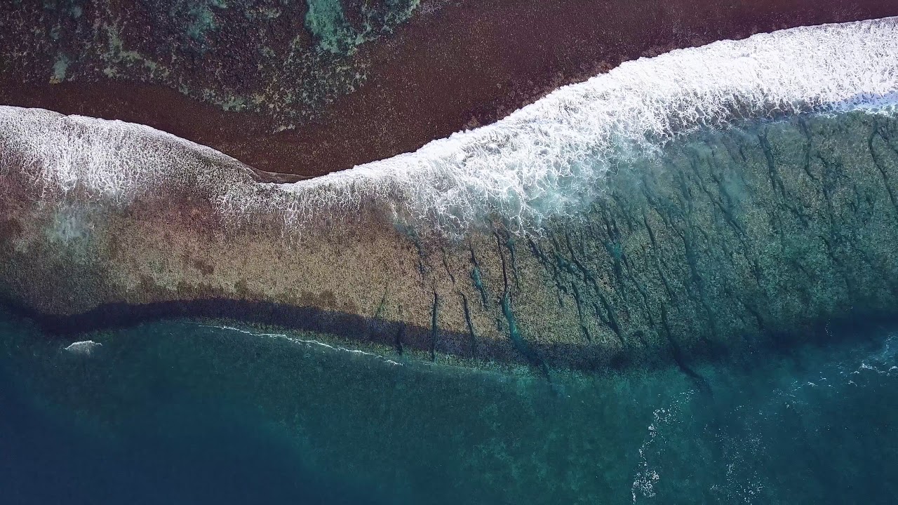 Teahupoo wave - Tahiti - drone view 4k - YouTube