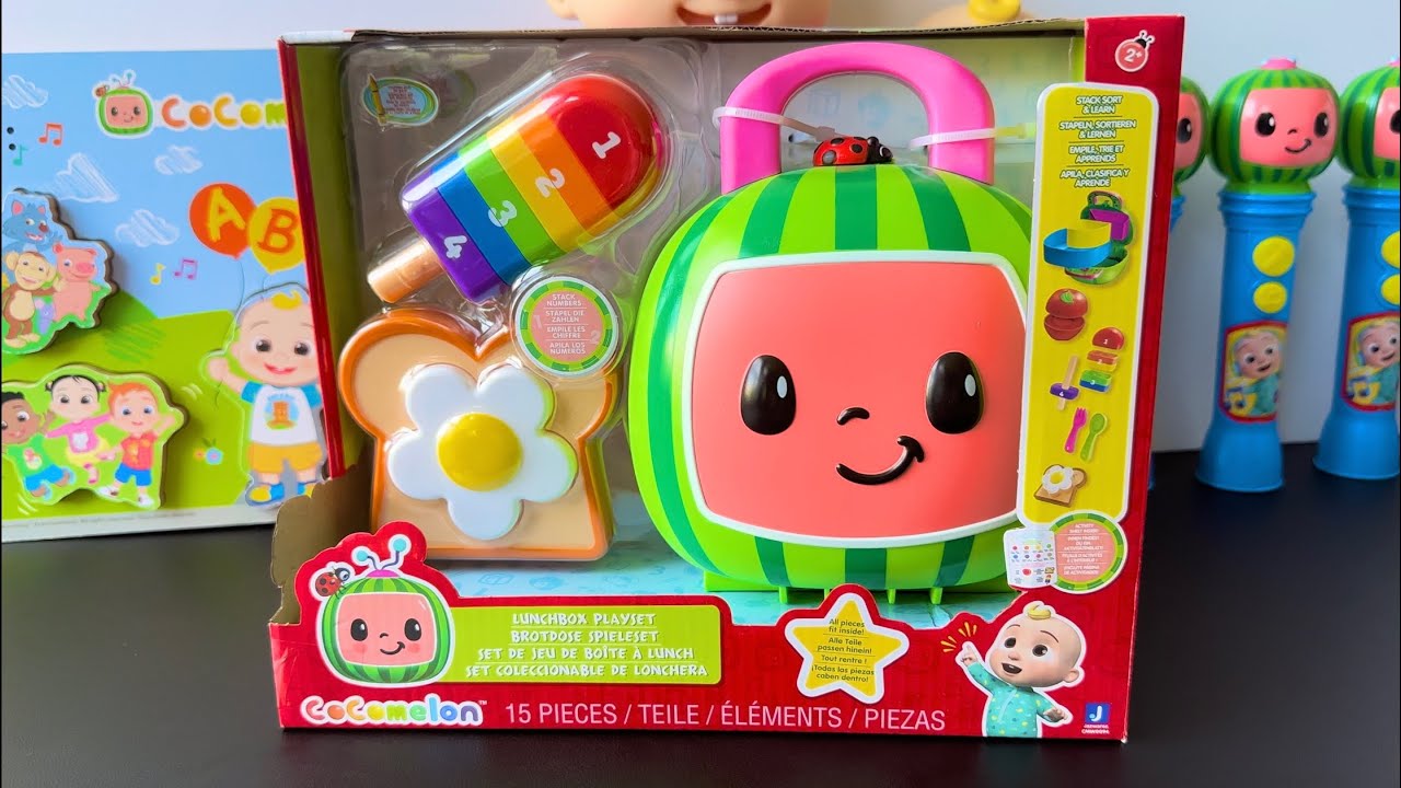 COCOMELON LUNCH BOX PLAYSET | Unboxing & Toy Review - YouTube