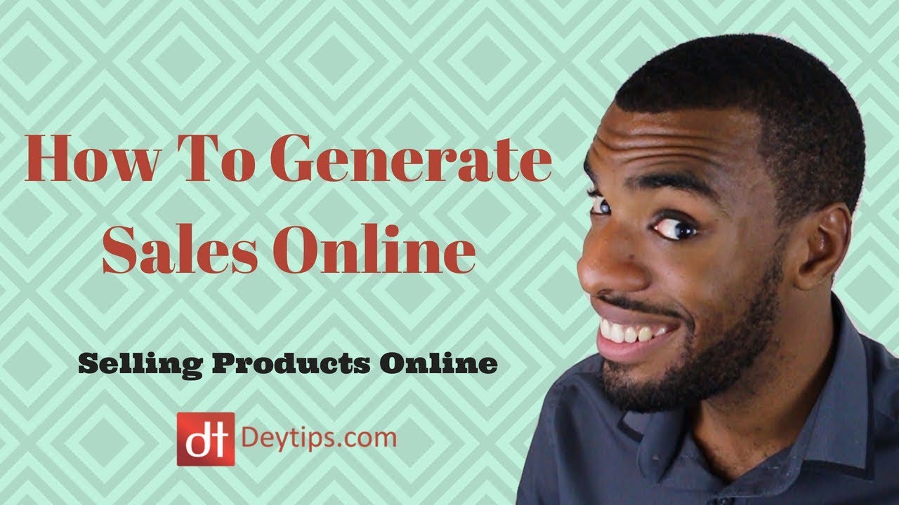 Traffic + Conversions = Sales | How To Generate Sales Online - YouTube