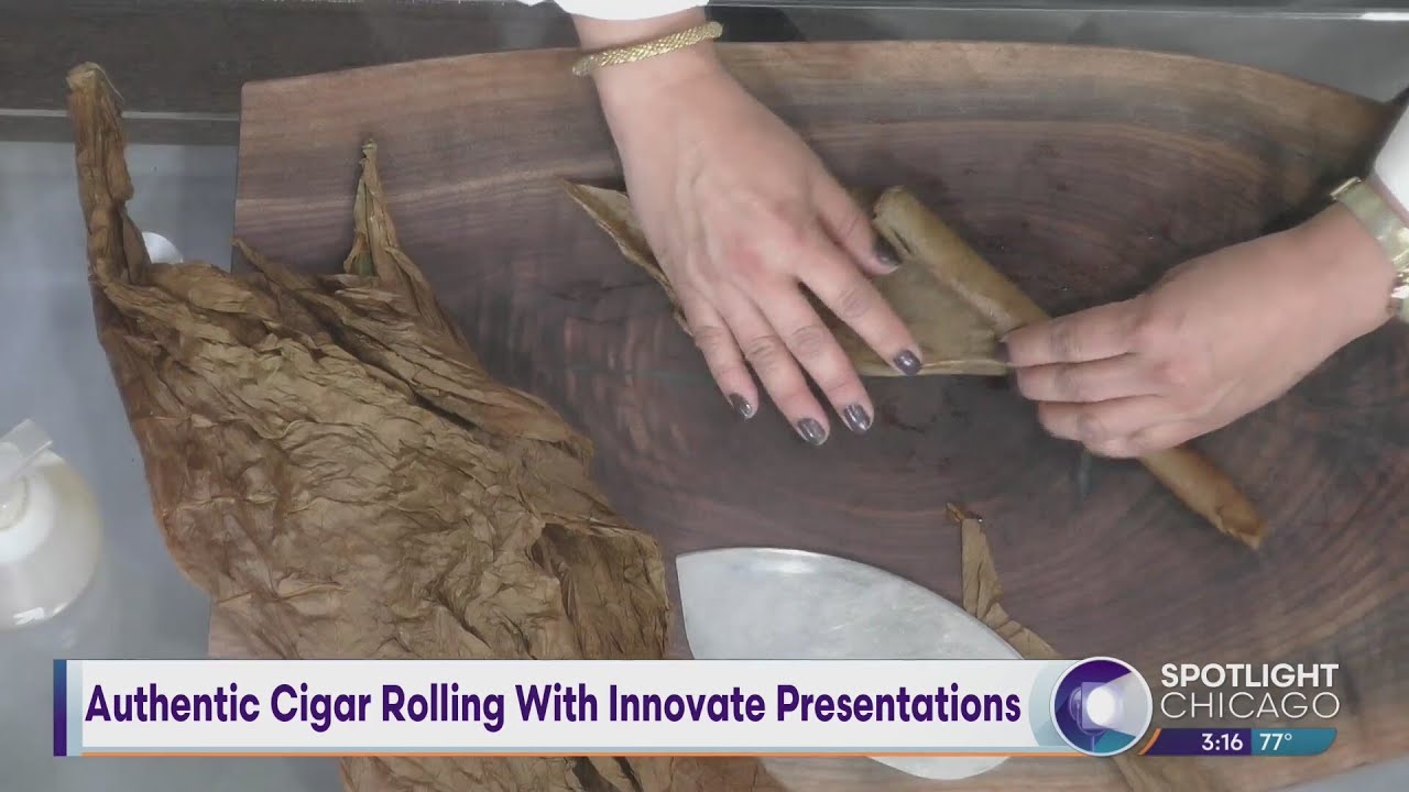 Authentic Cigar Rolling With Innovate Presentations - YouTube