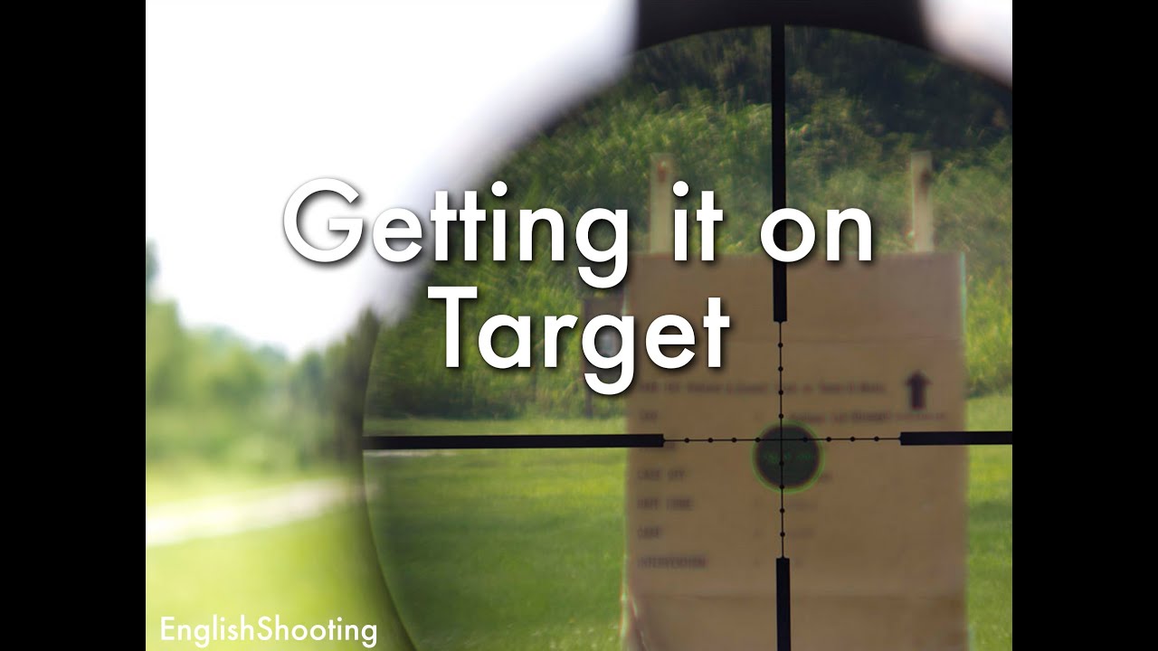 Zeroing in a Gun that's off Target - Shooting Tips - YouTube