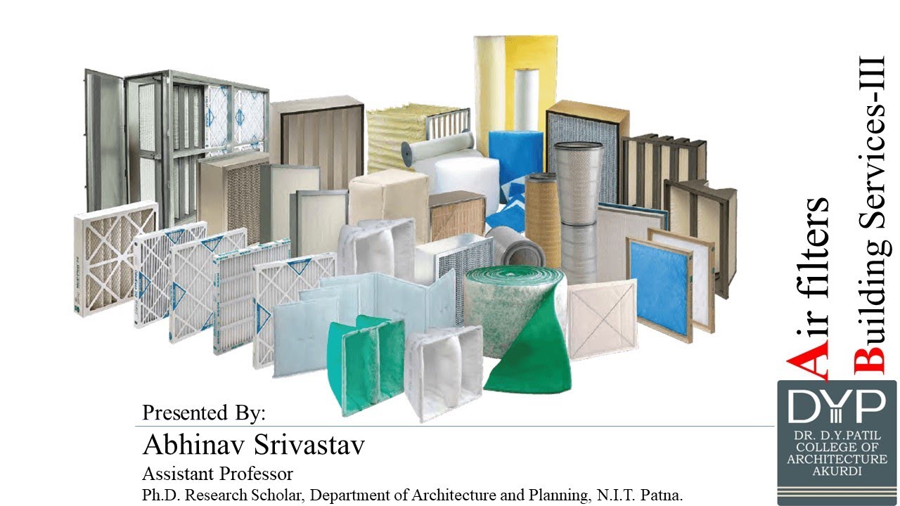 Air filters in HVAC for B.Arch students - YouTube