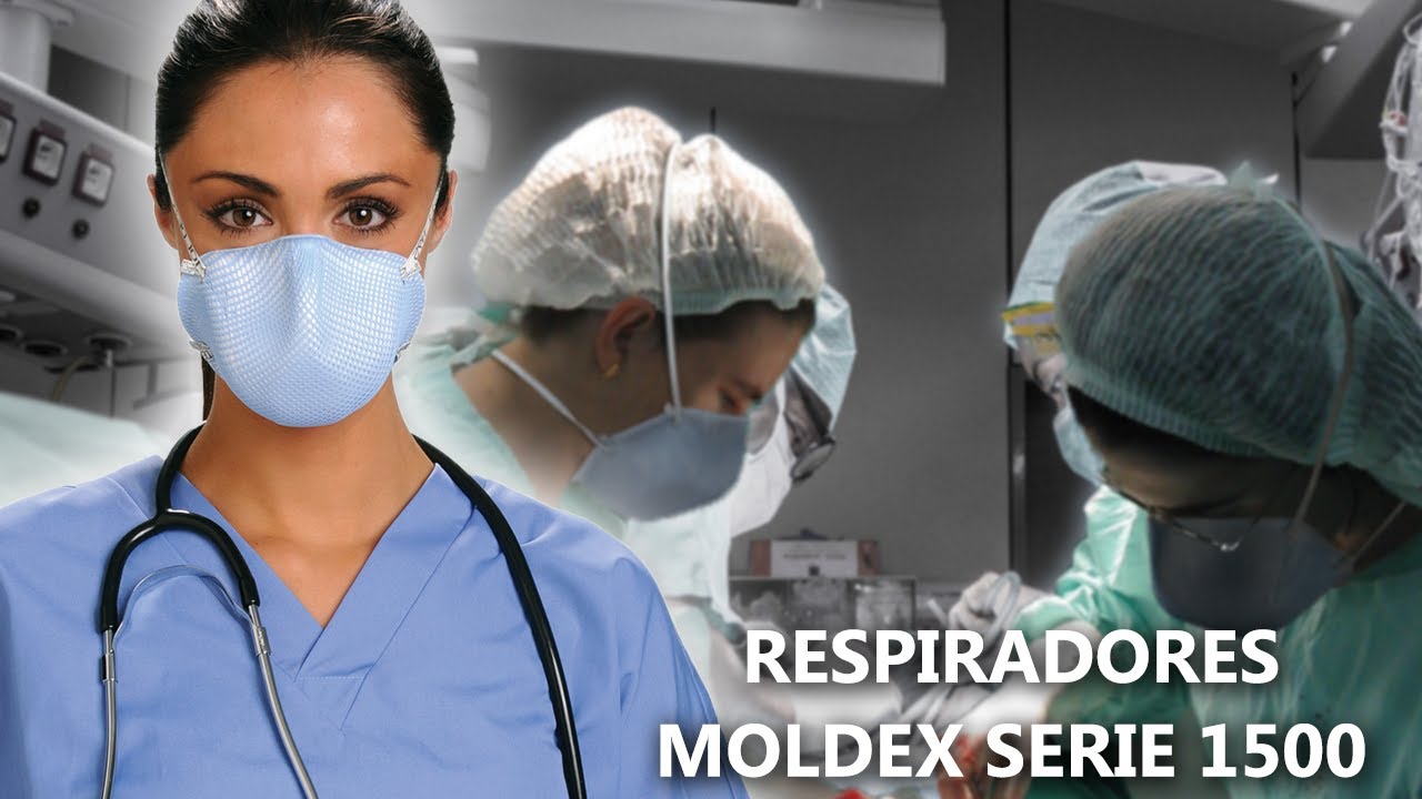 Respirador Moldex Serie 1500 - YouTube