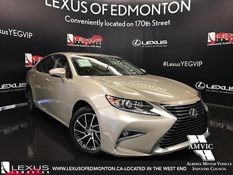 2017 Tan Lexus ES 350 touring Walkaround Review | East Edmonton Alberta ...