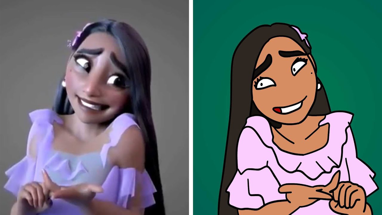 Encanto: 2D Animation Test ( Isabela ) - YouTube