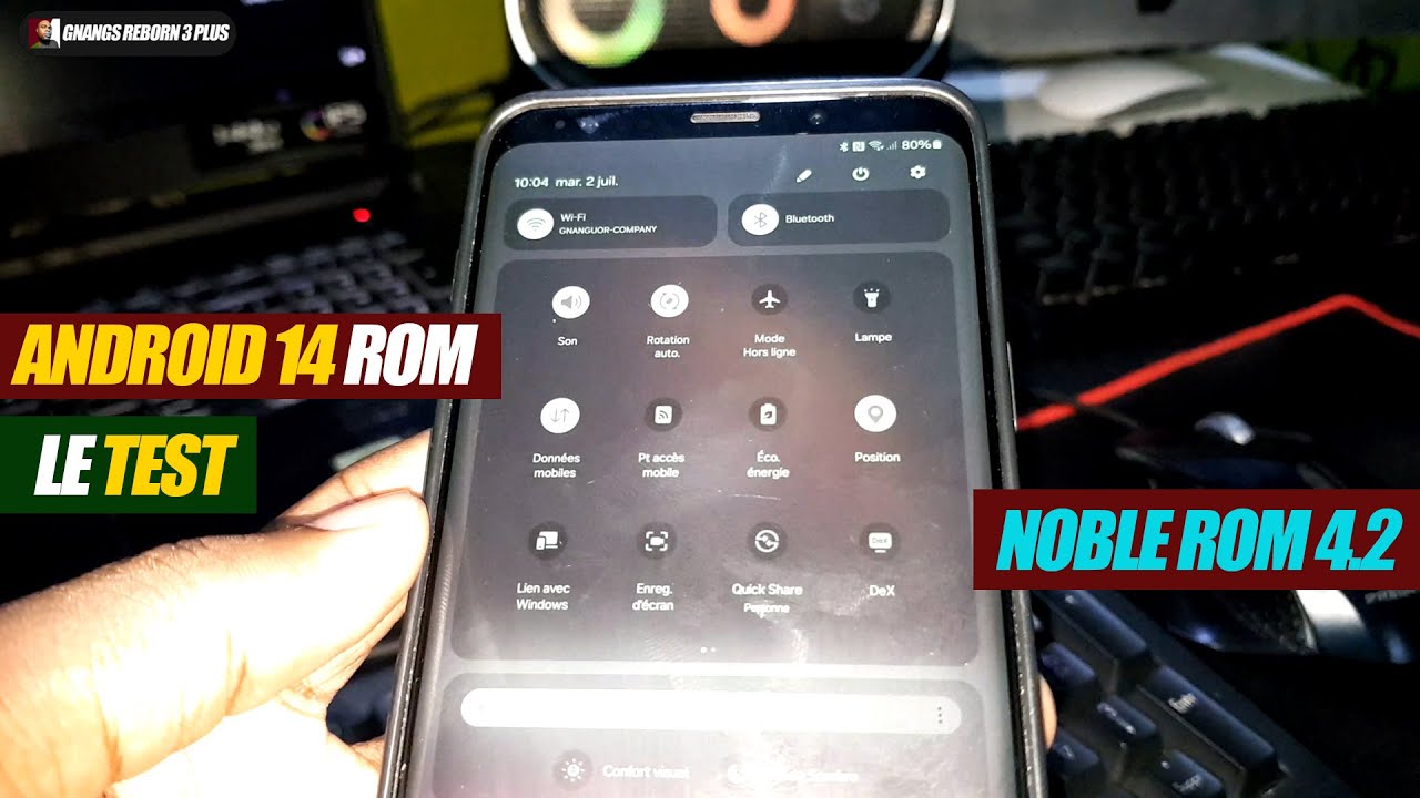 Android 14 NOBLE ROM 4.2 : LE TEST avec Galaxy S9+ - YouTube