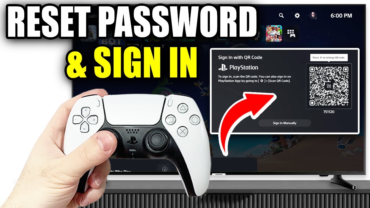 How To Sign Into PlayStation Network & Reset Forgotten Password On PS5 ...