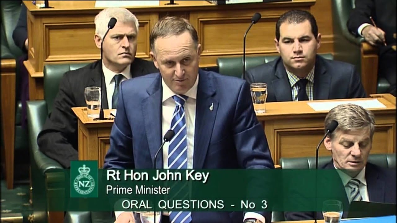John Key Questioned over "Ponytail Gate" - YouTube
