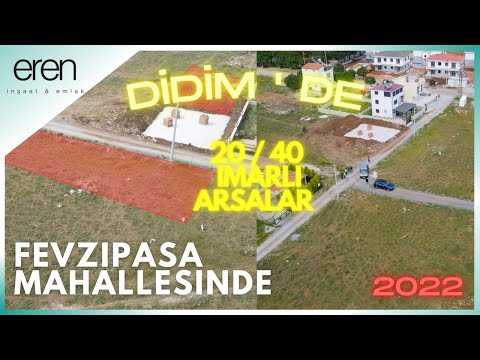 Eren İnşaat Emlak - DİDİM Fevzipaşa'da Deniz Manzaralı İmarlı Arsalar !