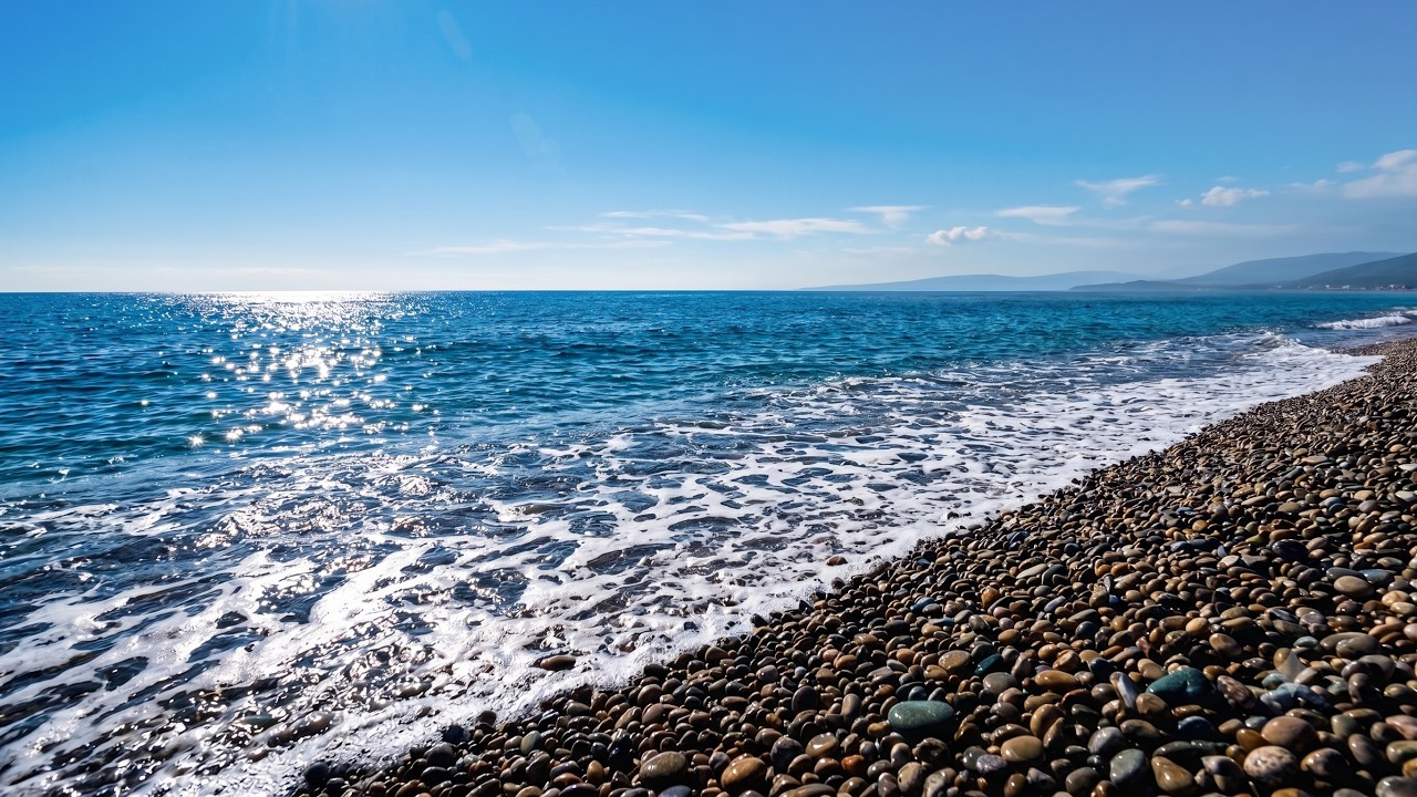 Ocean Waves of Peace | 2 Hours White Noise for Focus & Study - YouTube