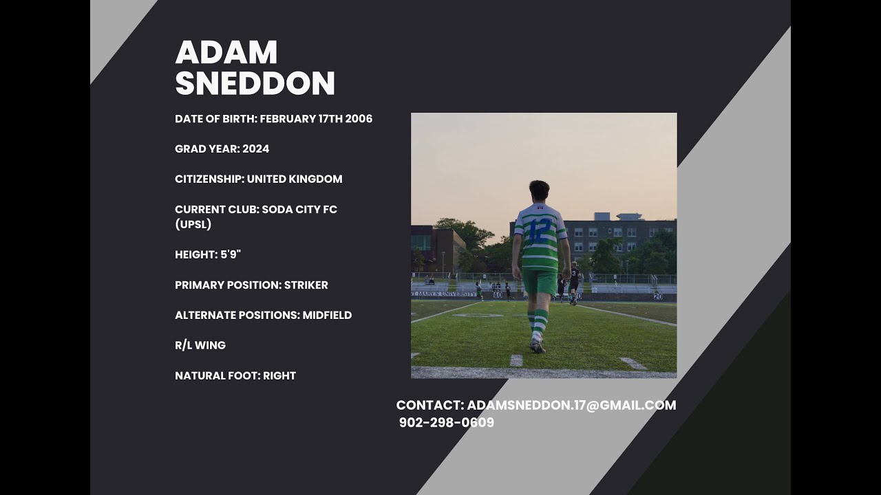 Adam Sneddon 2024 Highlight Reel - YouTube