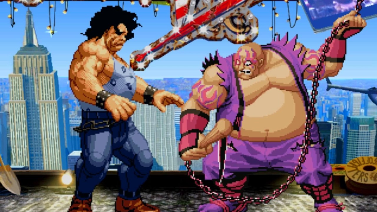 MUGEN - Hugo vs Earthquake (KOF EX Unlimited Match 2012 Plus) - YouTube