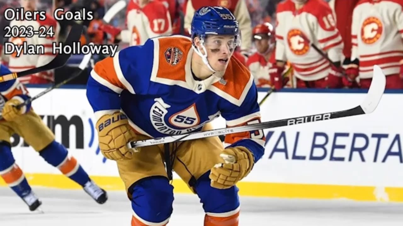 Dylan Holloway (#55) | All Goals of the 2023-2024 Season (11) - YouTube