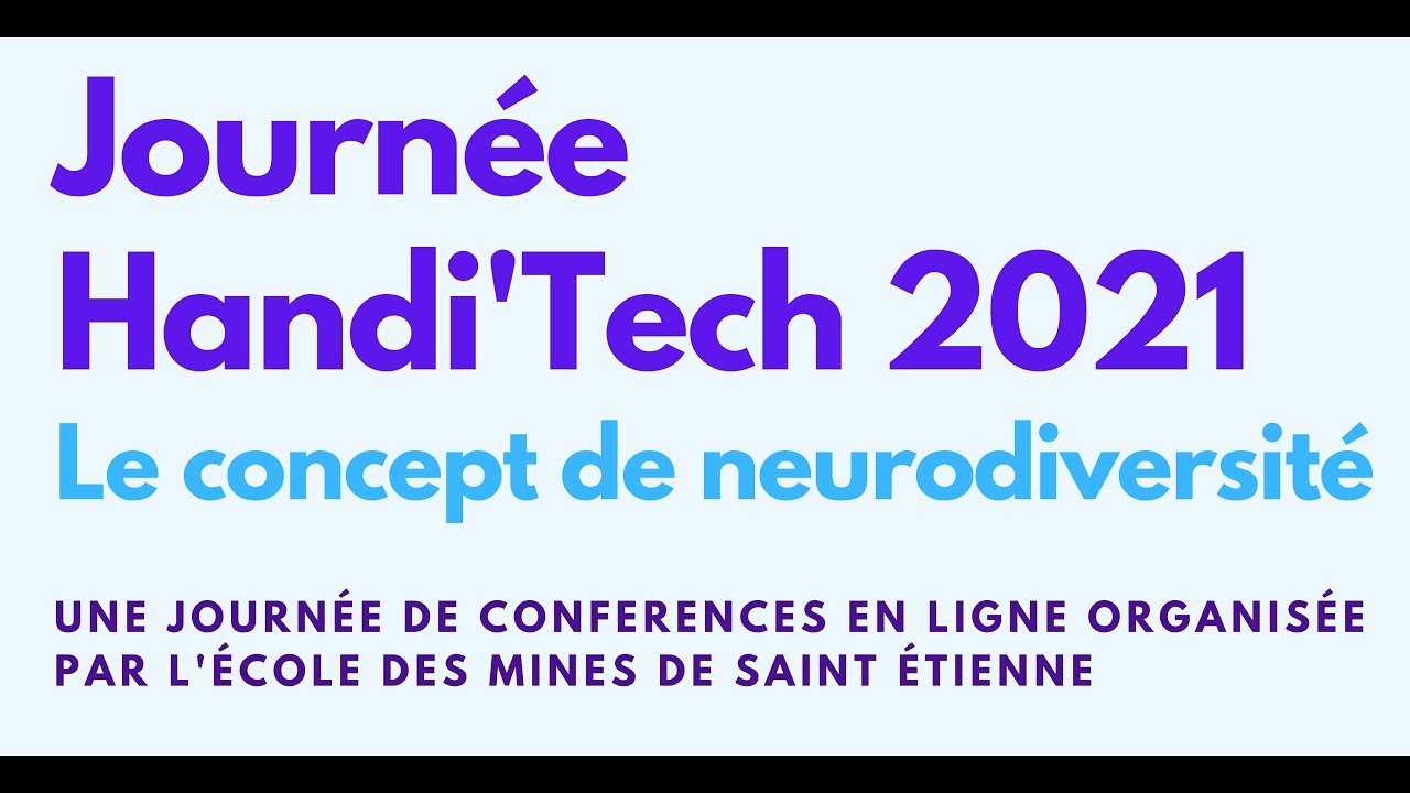 Journée Handi'Tech 2021 conférence 1 avec le Dr Mélina HUC - YouTube