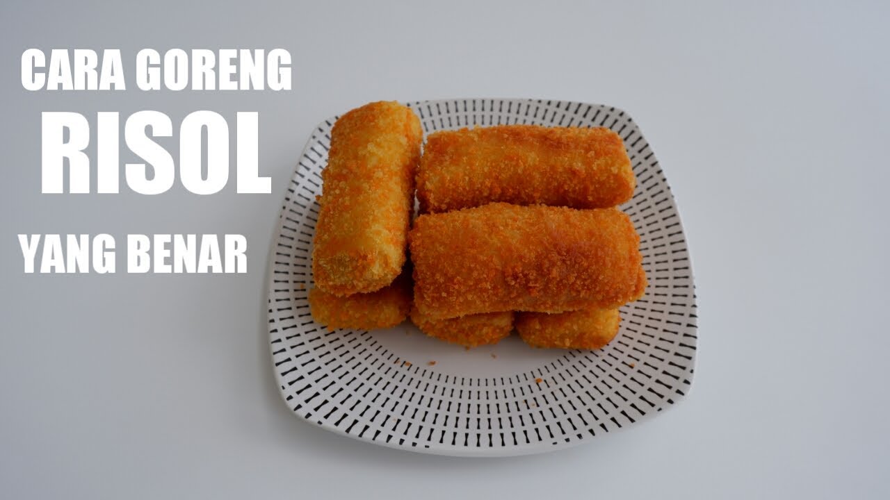 CARA GORENG RISOL AGAR TIDAK BERMINYAK dan TIDAK PECAH - YouTube