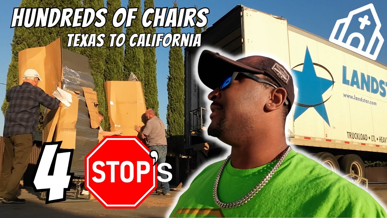 Hundreds Of Chairs, Texas To California, 4 Stops - YouTube