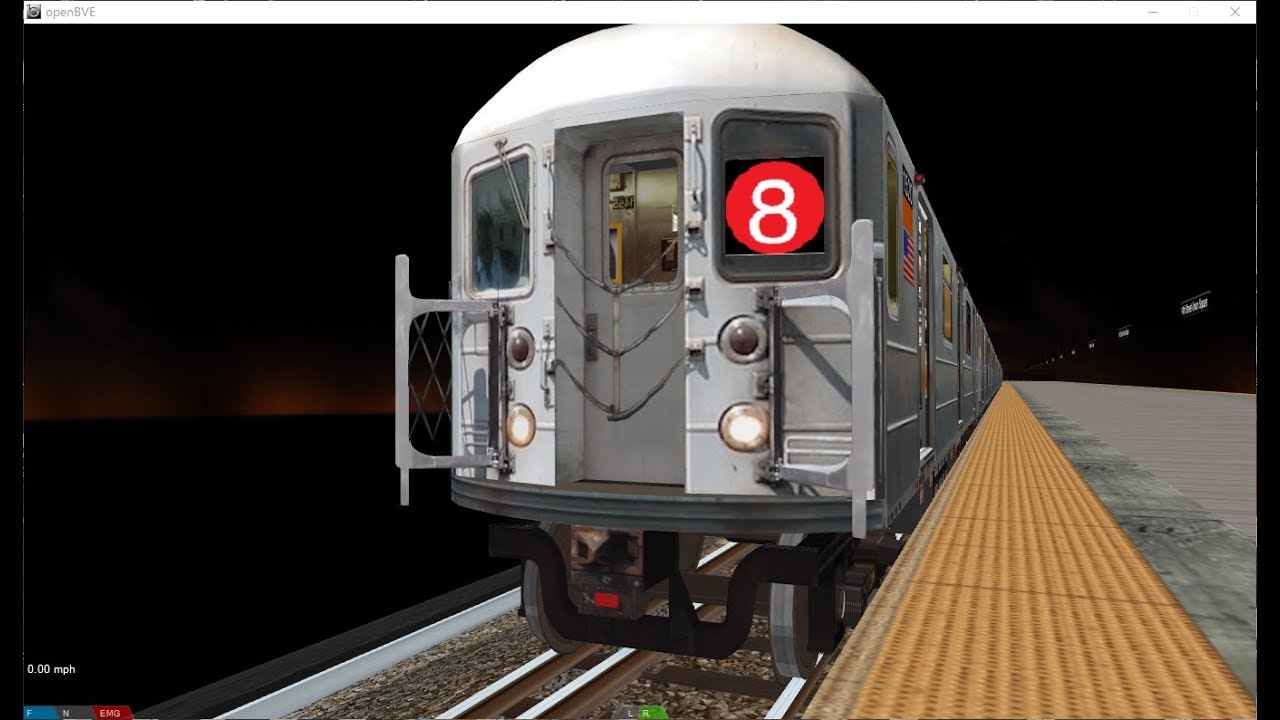 OpenBVE Fiction: 8 Train To Getty Square (Local/Express) - YouTube
