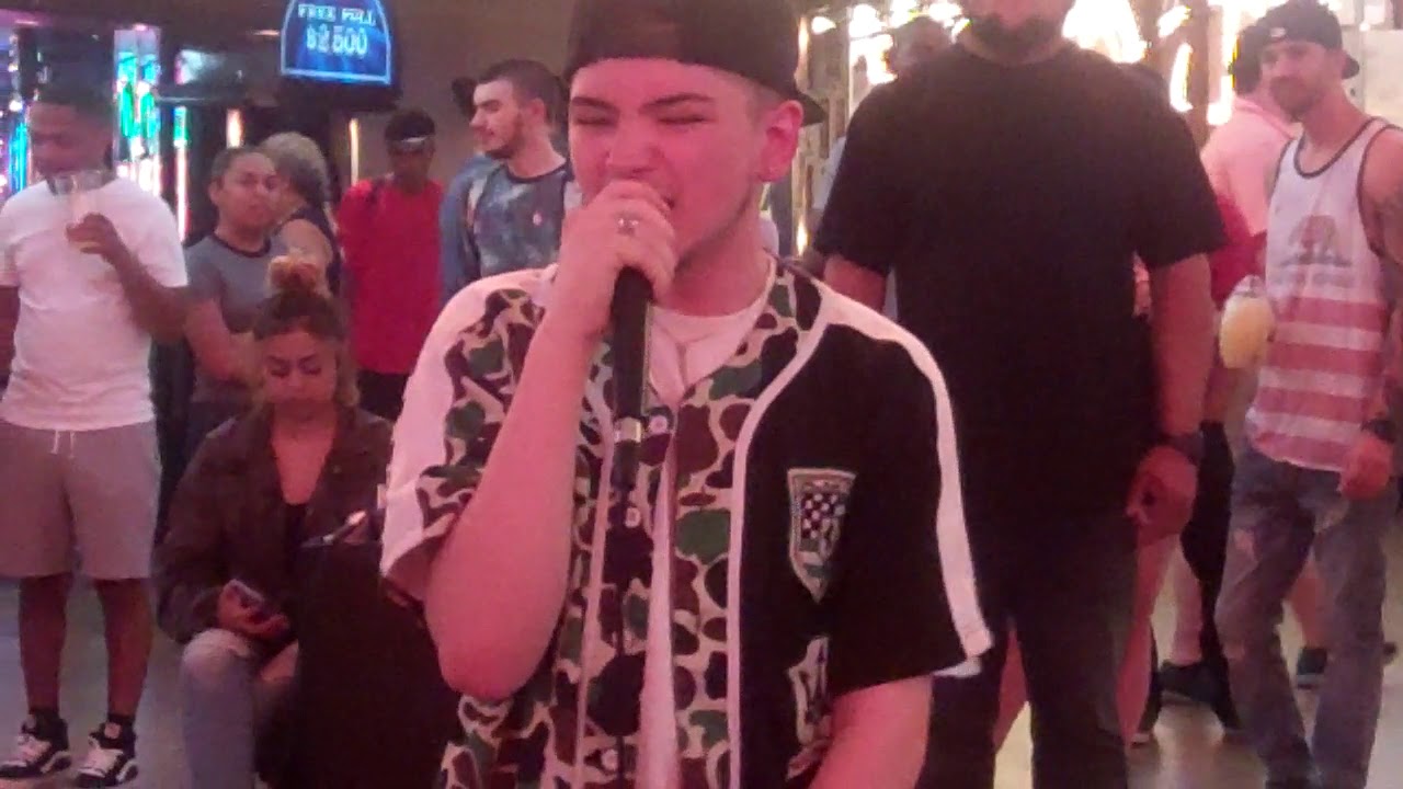 Dylan Jacob [The Four] Rapper Live Las Vegas Freestyle - YouTube