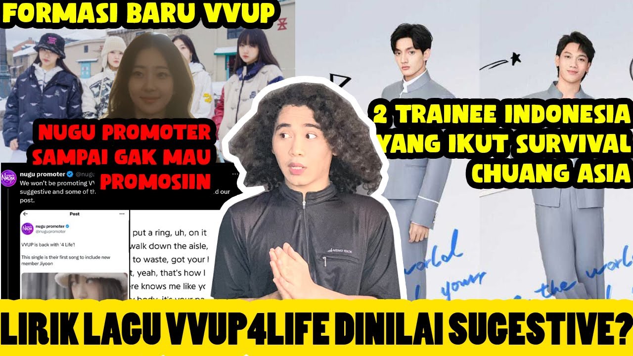 Lirik 4 Life VVUP Tuai Pro Kontra, Ryan Winter dan Bianura Trainee ...