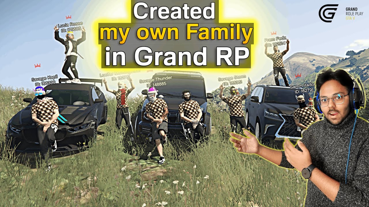 We created our own Family in GTA 5 Grand RP | [HINDI][URDU] - YouTube