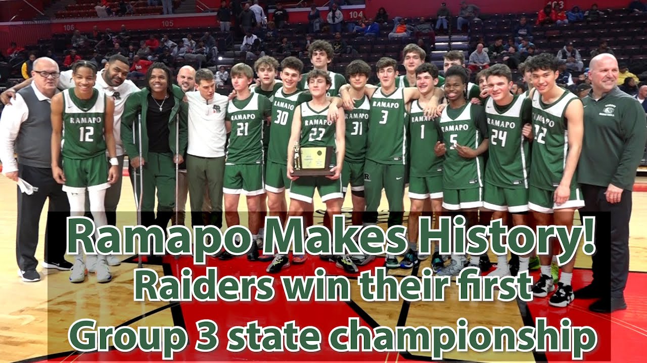 Ramapo 55 Nottingham 42 | Boys Group 3 State Final | Raiders Win 1st ...