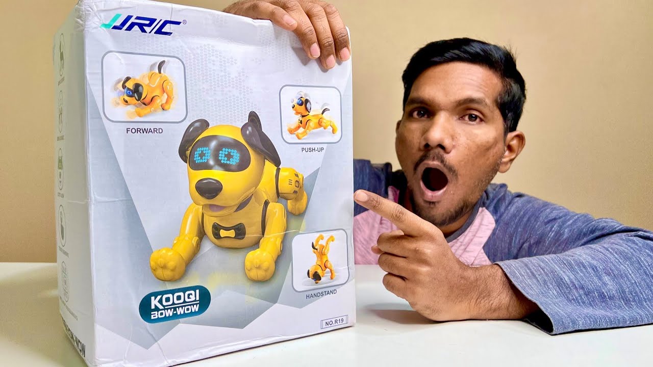 JJRC Robotic Smart Dog Unboxing & Testing - Chatpat toy tv - YouTube