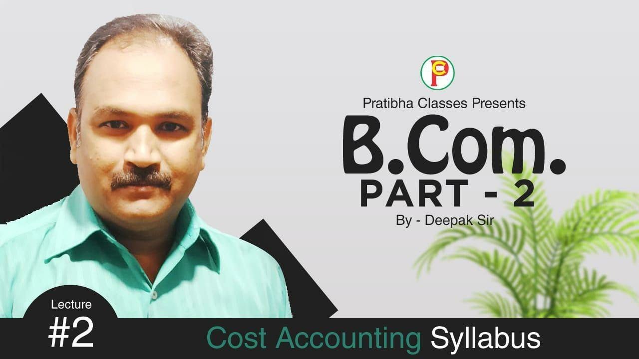b-com-part-ii-cost-accounting-youtube