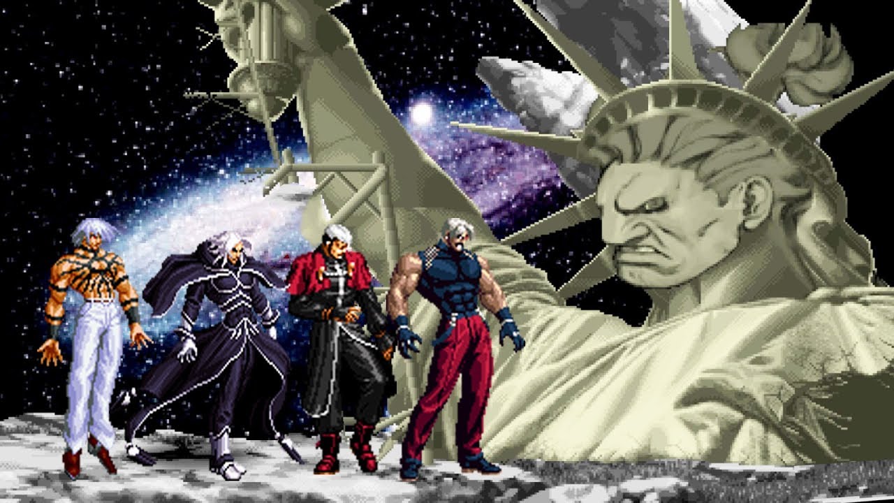 [KOF Mugen] KOF Bosses Team Vs Akuma - YouTube