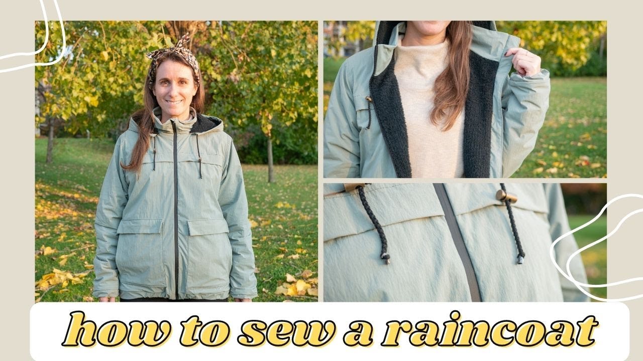 HOW TO MAKE A RAINCOAT #JALIEMAXIME - YouTube