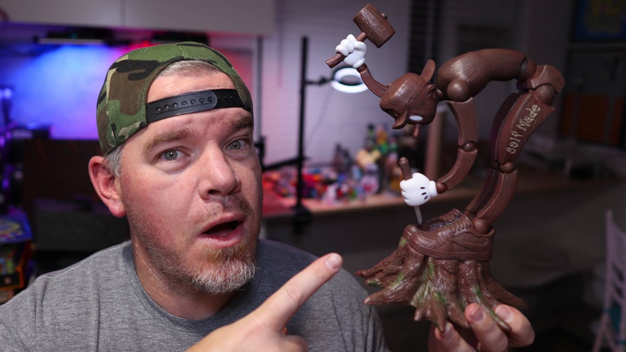 *LIVE* Unboxing 3DRetro 'S3LF MADE' vinyl art figure by Brett Crawford ...