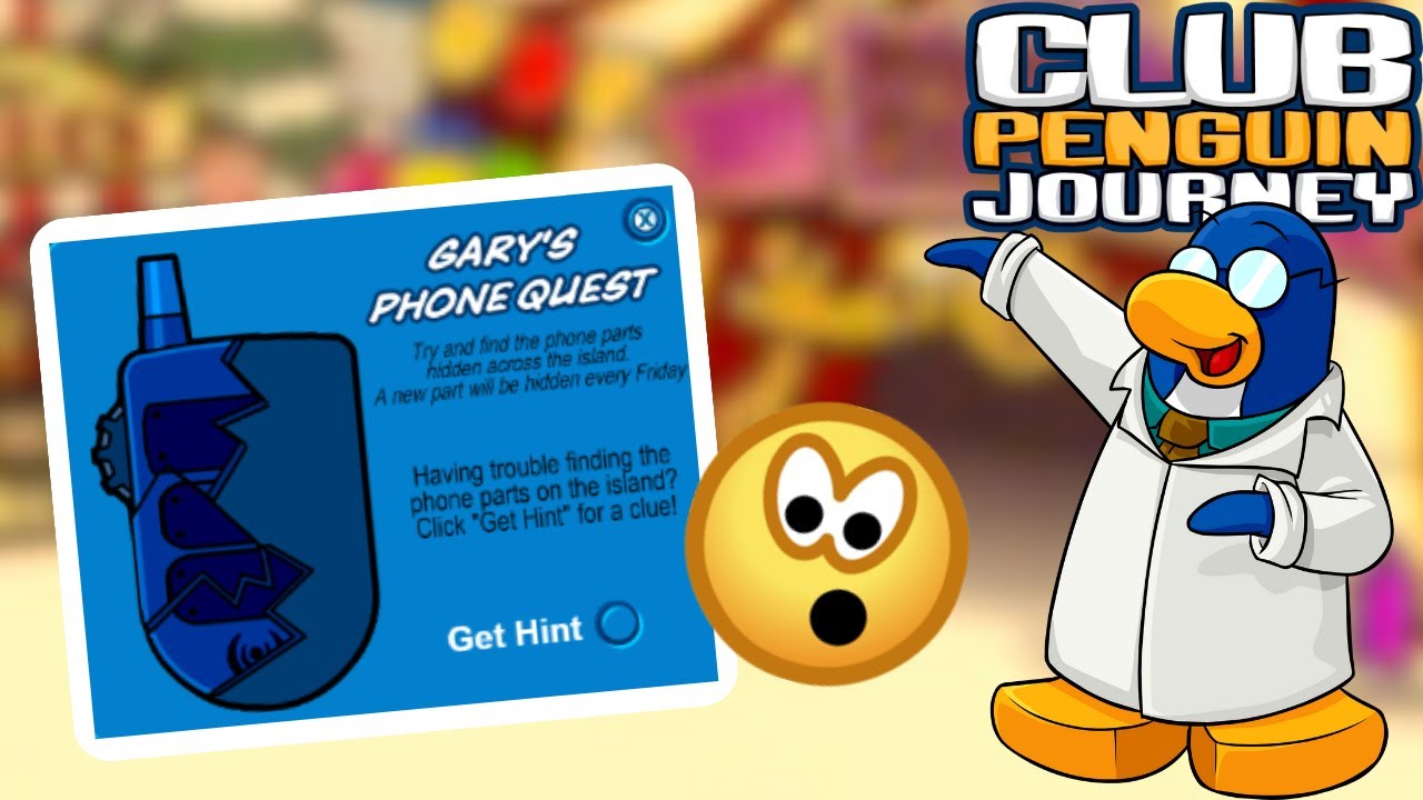 📞NEW SCAVENGER HUNT PHONE PIECE📞 Club Penguin Journey - YouTube