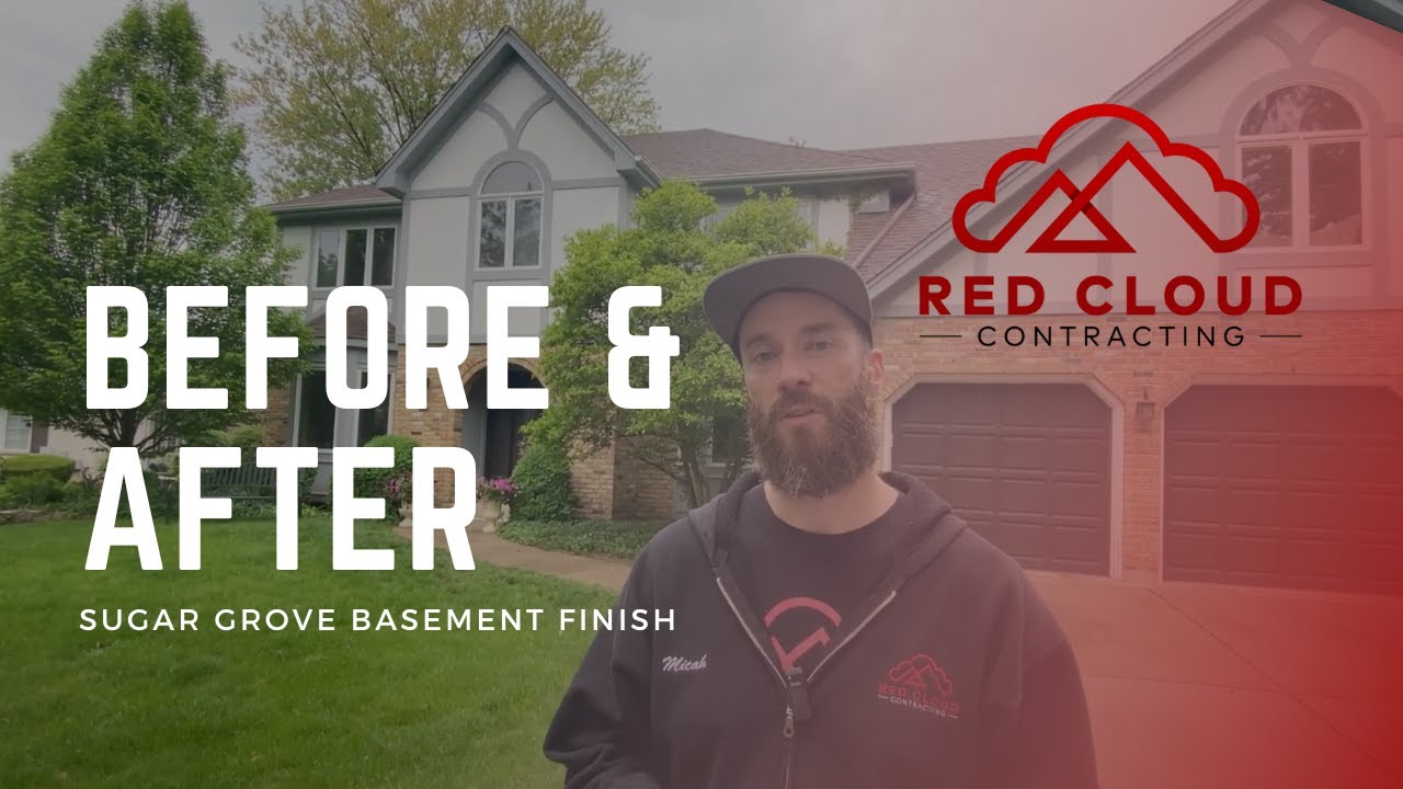 Sugar Grove Basement Remodel Before And After | Red Cloud Contracting - YouTube
