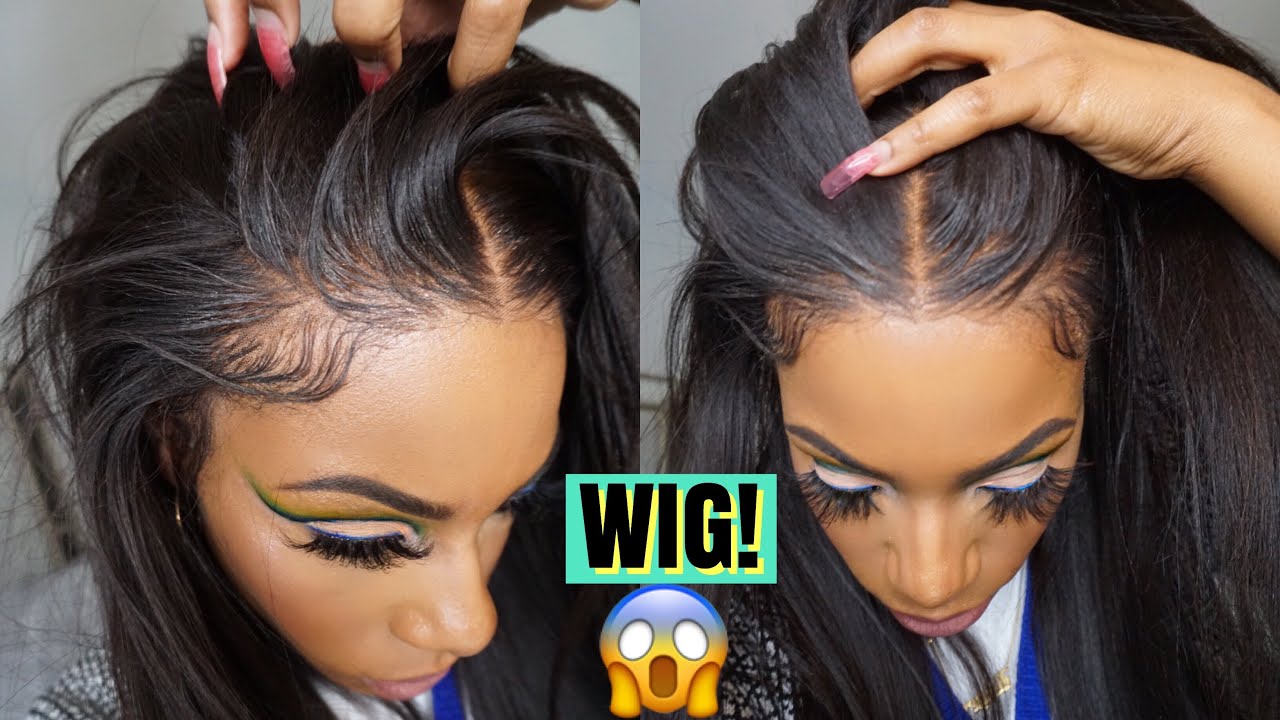 ⚠️YOU'VE NEVER SEEN A WIG SO FLAT &NATURAL LOOKING! NO GRIDS! SALON ...