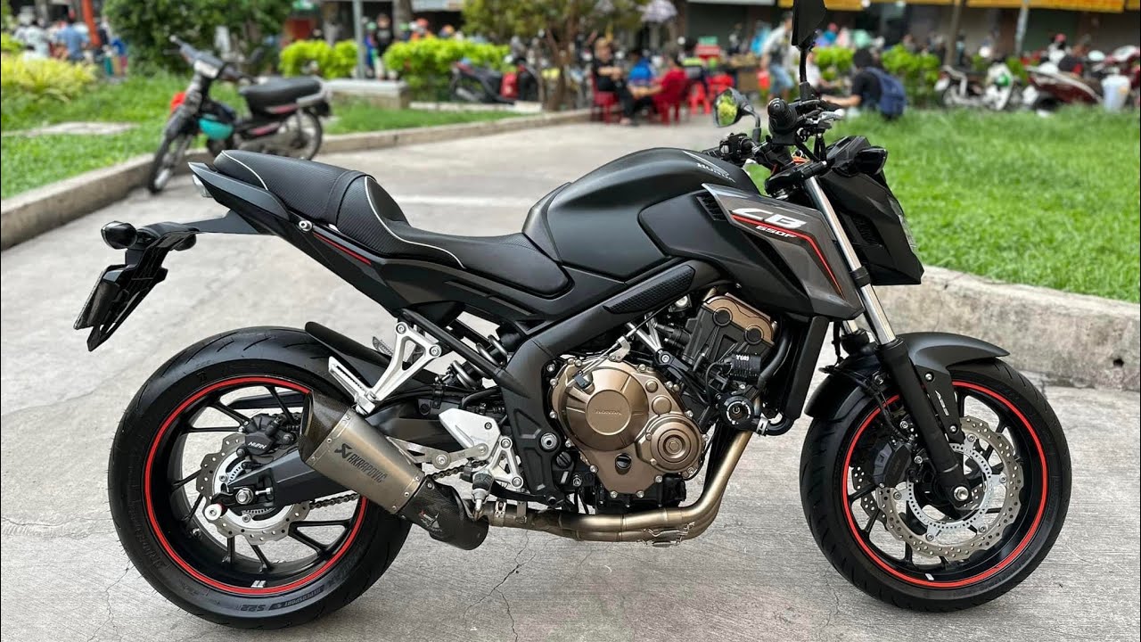 Honda CB650F ABS date 2018 màu đen nhám date 2018 - YouTube