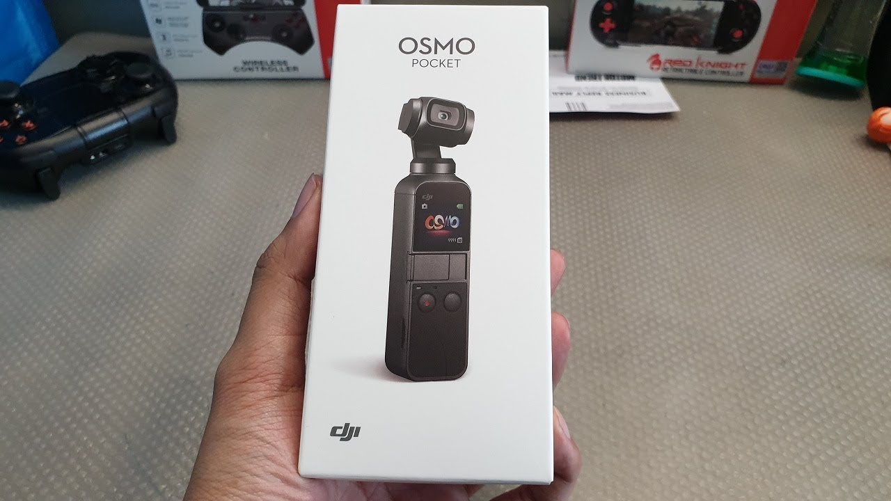 DJI Osmos Pocket Gimbal Box Opening - YouTube